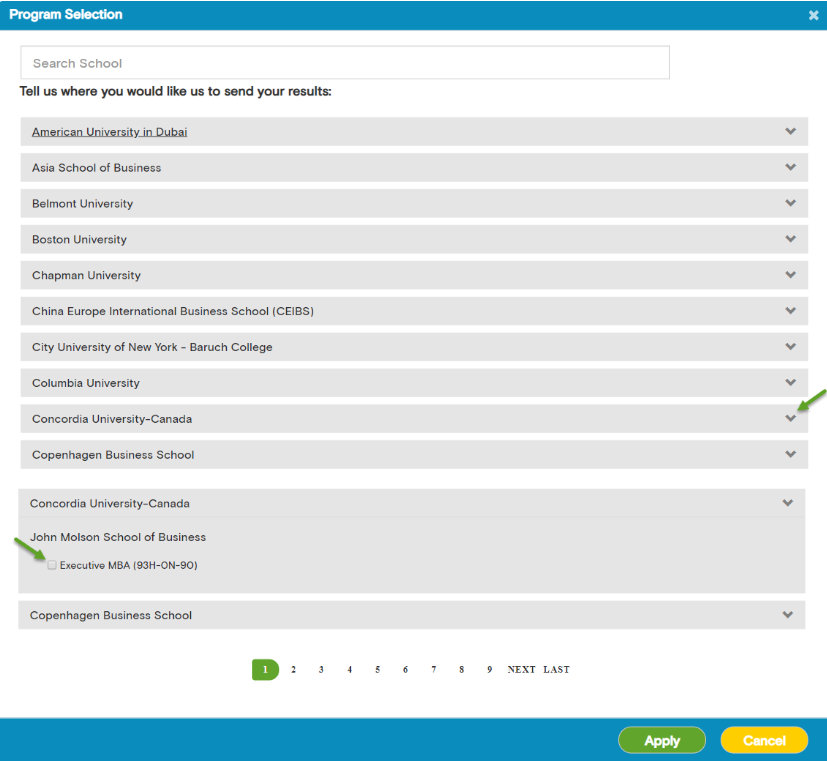 Executive Assessment: How Do I Send My Results to Schools/Programs ...